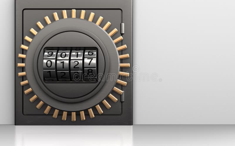 Safe dial stock illustration. Illustration of combination - 26231258