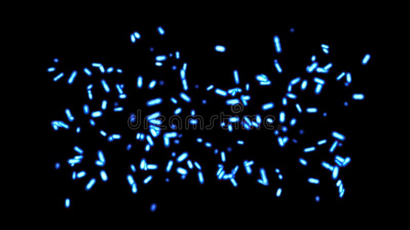 Microscopic Bacteria Medical Background Stock Illustration ...