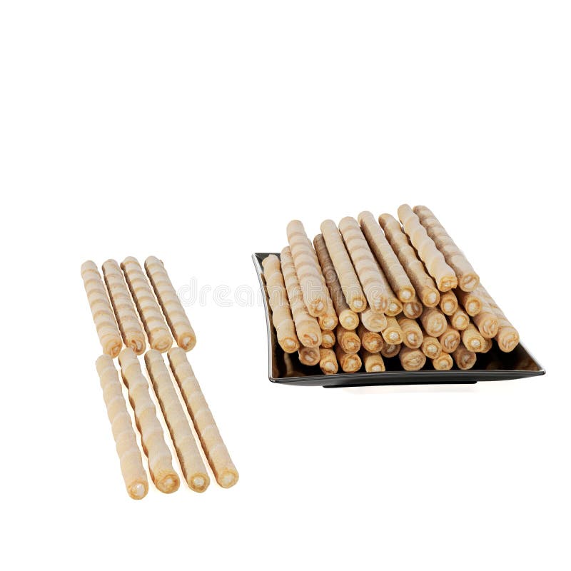 3D Illustration of a Middle Eastern Desert in the Form of Sweet Sticks ...