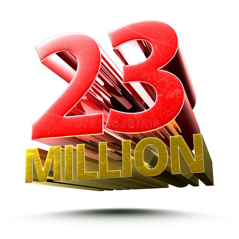 2 million 3d. stock illustration. Illustration of discount - 195128227