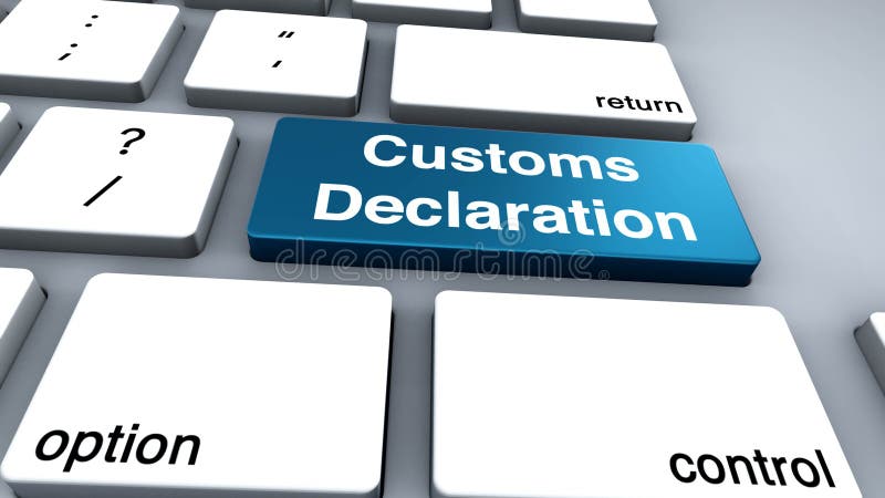 Customs Declaration Stock Illustrations – 526 Customs Declaration Stock ...