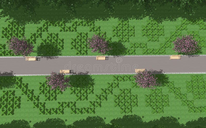 Modular Topiary Garden with Clipped Borders in the Form of Crosses ...