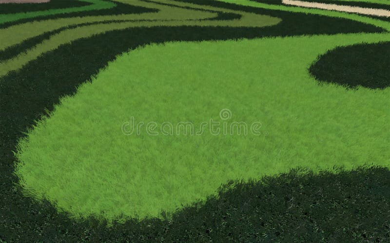 Contrasting Composition of Different Lawn Surfaces in Smooth Lines ...