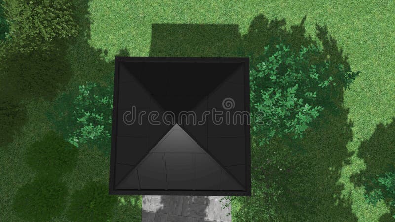 3D Illustration of a Modern Landscape Design of a City Square. Texture ...