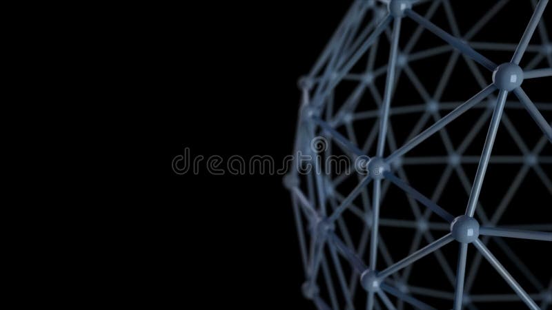 Crystal Lattice of NaCl Rotates on Green Chroma Key. Sodium Chloride ...