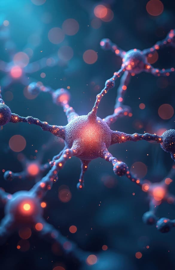 3D Illustration of Molecules Structure, Biotech or Medical Background ...