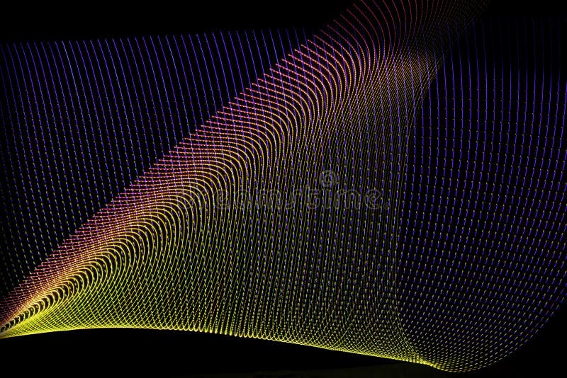 3D Illustration or Multicolor 3D Render. Abstract Colored Patterns on ...