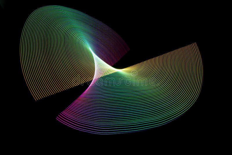 3D Illustration or Multicolor 3D Render. Abstract Colored Patterns on ...