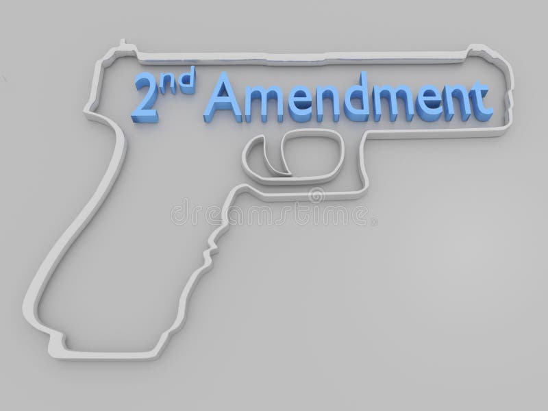 2nd Amendment concept stock illustration. Illustration of legal - 177439865