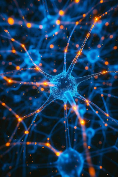 A 3D Illustration of a Neuron, the Basic Functional Unit of the Nervous ...