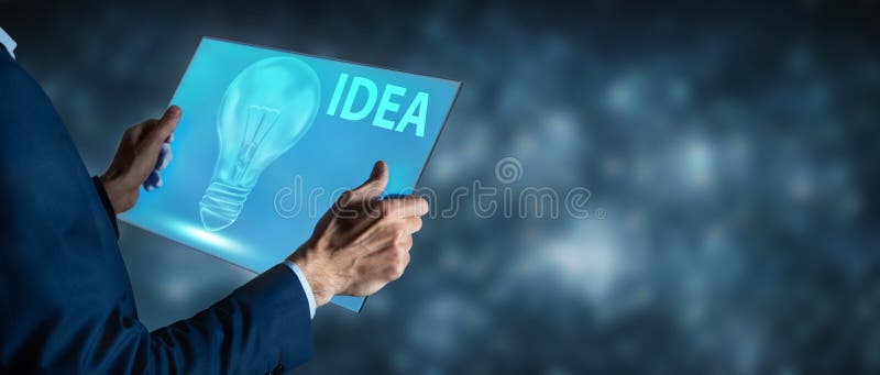 3d Illustration New Ideas with Innovative Technology Stock Image ...