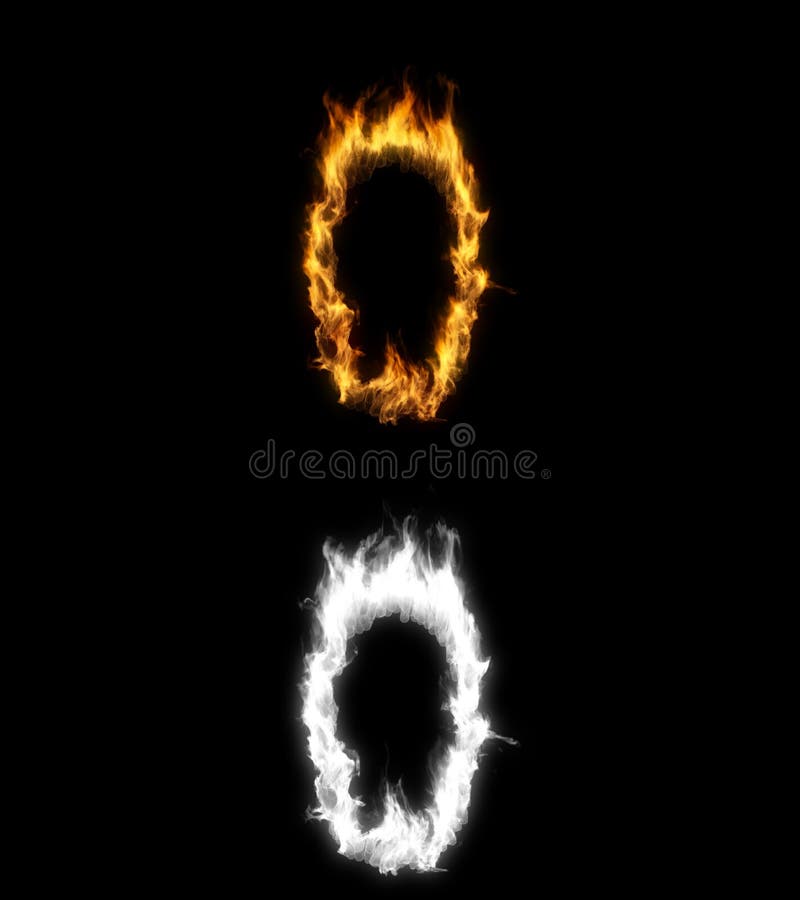 Number 8 Fire. Flames Font Eight . Tattoo Alphabet Character. Fiery ...