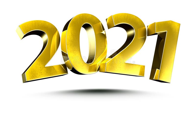 Numbers 2021 3d. stock illustration. Illustration of finance - 179755813