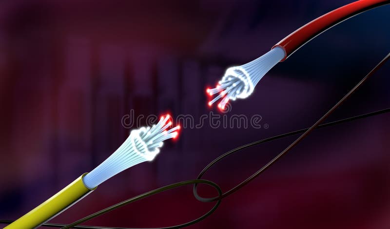 Optical Light Guide Cable for Fiber-optic Communication Stock ...