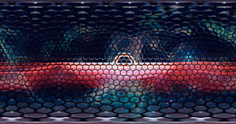 3d Illustration. Outer Space and Black Hole Texture 360 Degrees ...