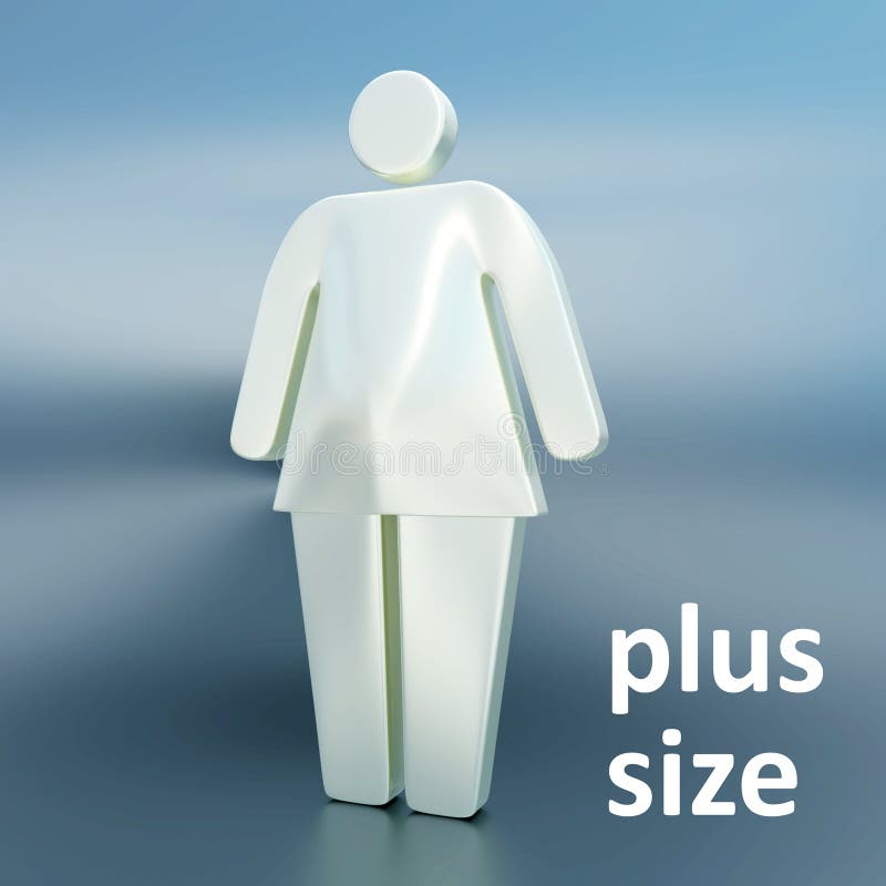 Plus Size Silhouette Stock Illustrations – 646 Plus Size Silhouette ...