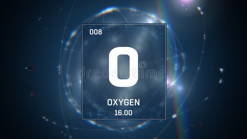 Oxygen Element Model 3d