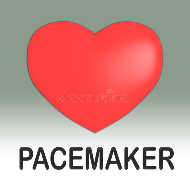 PACEMAKER - Medical Concept Stock Illustration - Illustration of heart ...