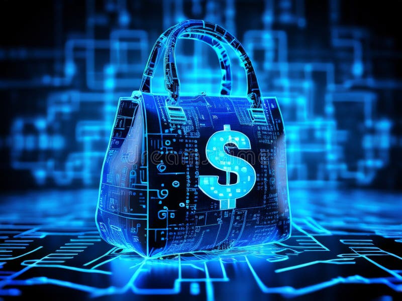 3d Illustration of Padlock and Dollar Over Binary Code Background with ...