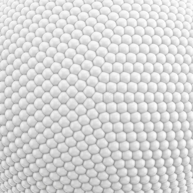 Pattern or Texture Consisting of White Spheres Stock Illustration ...
