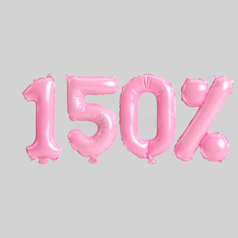 17 Percent Pink Sign stock illustration. Illustration of percent ...