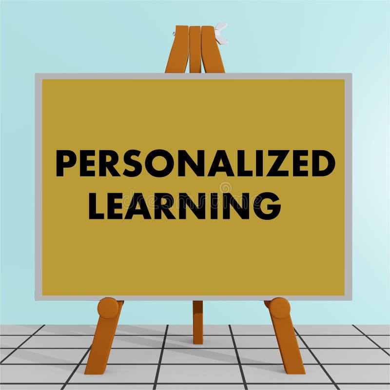 PERSONALIZED LEARNING Concept Stock Illustration - Illustration of ...