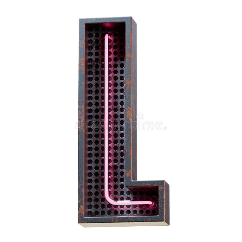 3D Illustration of Pink Neon Light Alphabet Character Capital Letter B ... 3D Illustration of Pink Neon Light Alphabet Character Capital Letter B ...