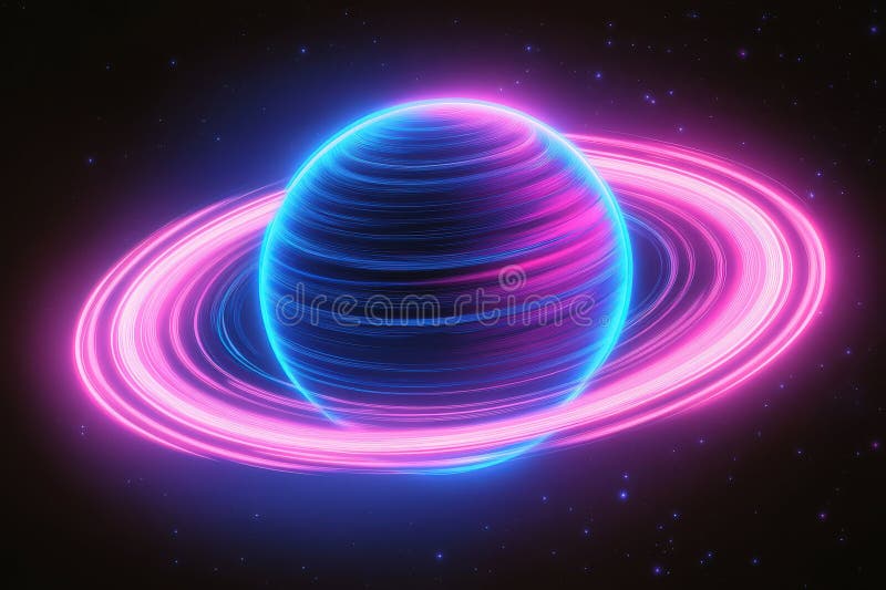 3D Illustration of Planets in Deep Space. High Quality Digital Space ...