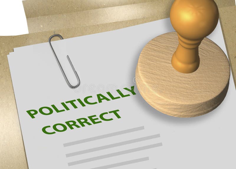Politically Correct Concept Stock Illustration - Illustration of sign ...