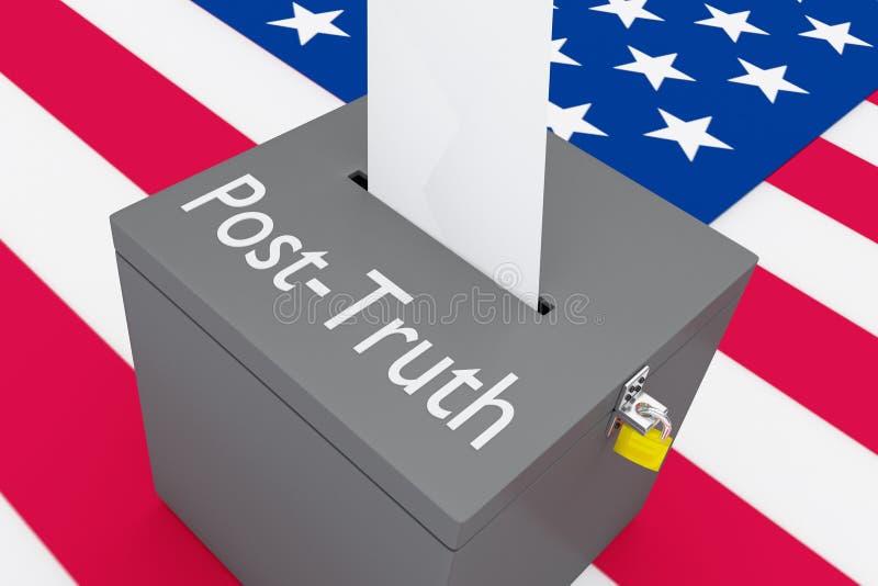 Post-truth Or Post-factual Concept Stock Illustration - Illustration of ...