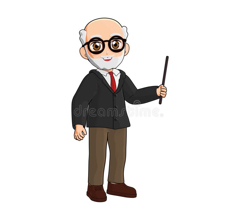 Principal with Pointer Teaching Stock Image - Illustration of guidance ...