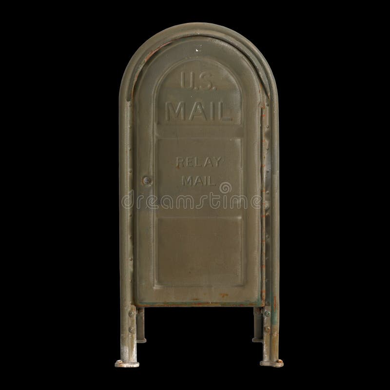 3d Illustration of Public Mailbox Isolated on White Background Stock ...