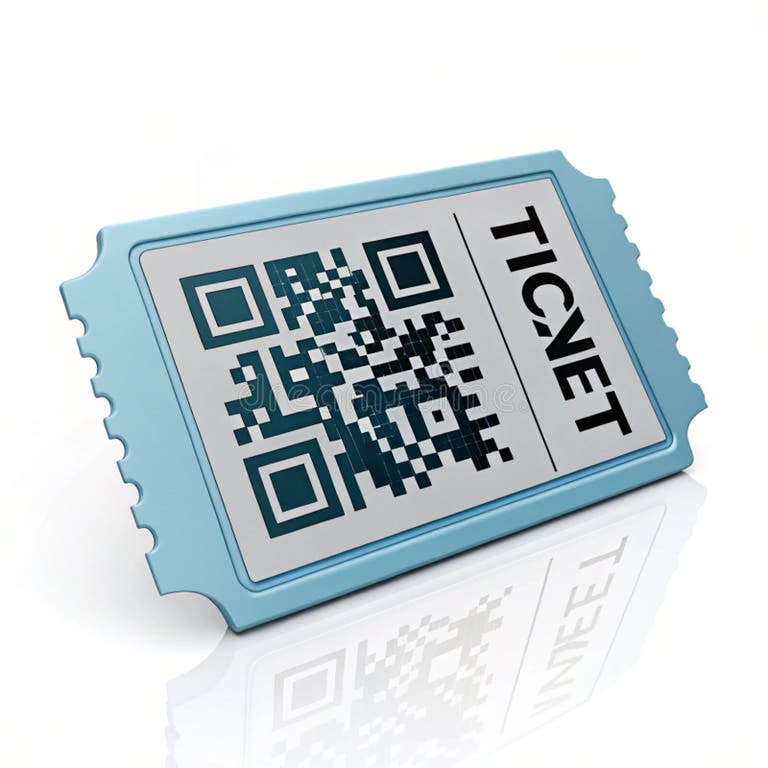 Qr Code Ticket Stock Illustrations – 1,472 Qr Code Ticket Stock ...