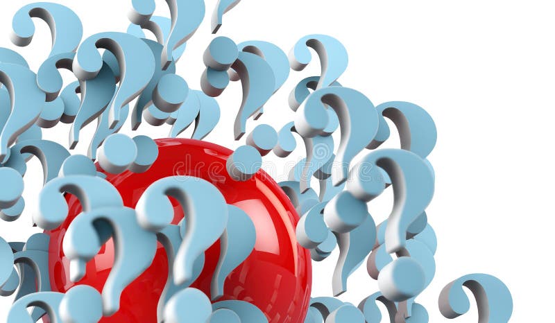 Question Mark and Concept of Science and Technology. Questions and ...