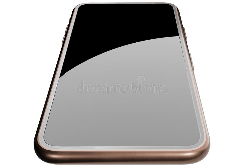 3d Illustration Realistic Smartphone Prototype Mobile Phone Frame with ...