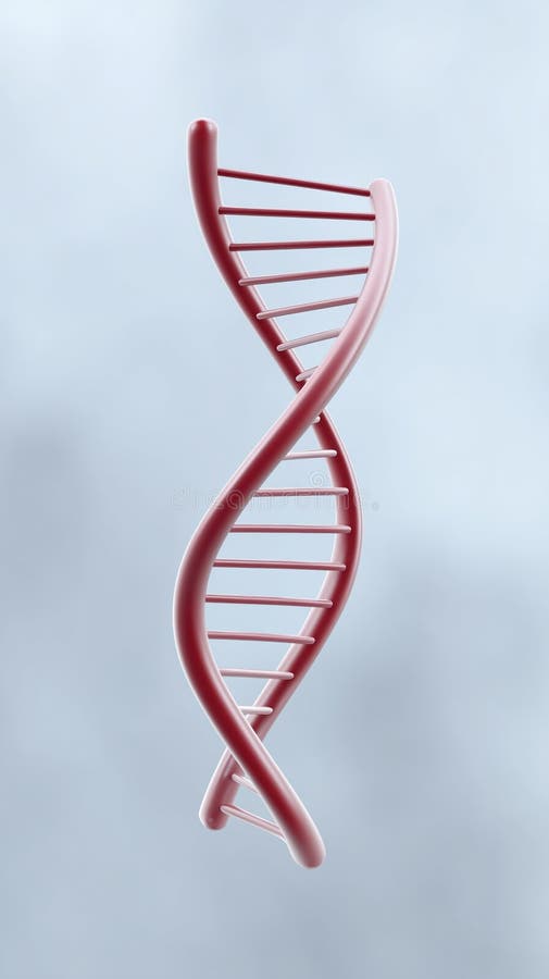 Red Dna Double Helix Structure Stock Illustrations – 1,863 Red Dna ...