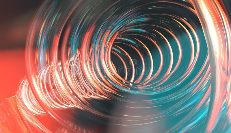 3d Illustration of Red Ice Surface with Window and Light Reflexion ...