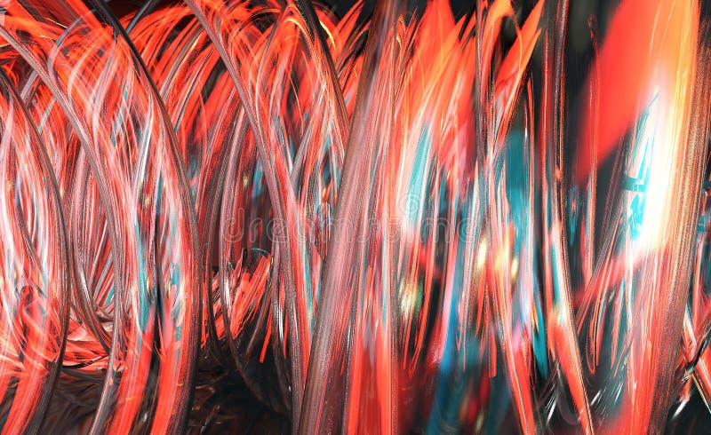 3d Illustration of Red Ice Surface with Window and Light Reflexion ...