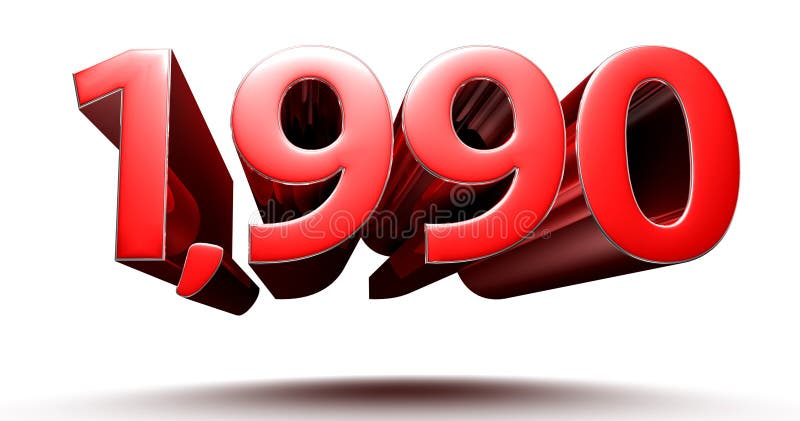 Number 1990 Stock Illustrations – 146 Number 1990 Stock Illustrations ...