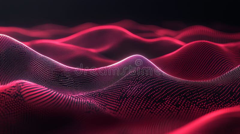 3D Illustration with a Red Plastic Shiny Background, Latex Glossy ...