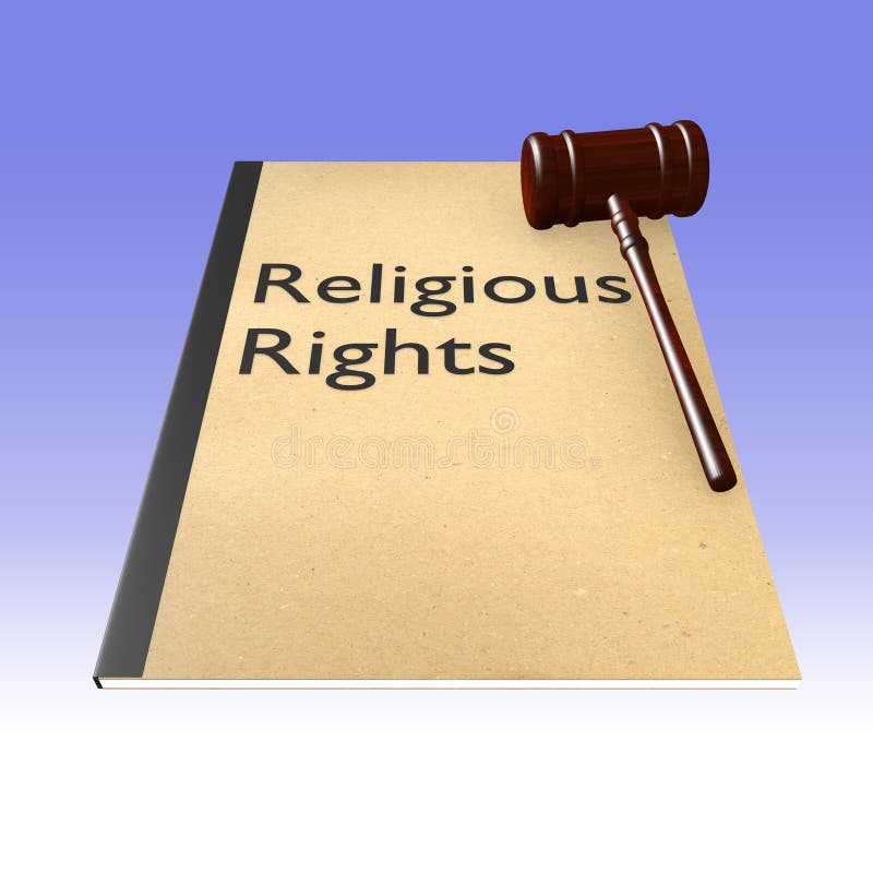 Religious Rights concept stock illustration. Illustration of democracy ...