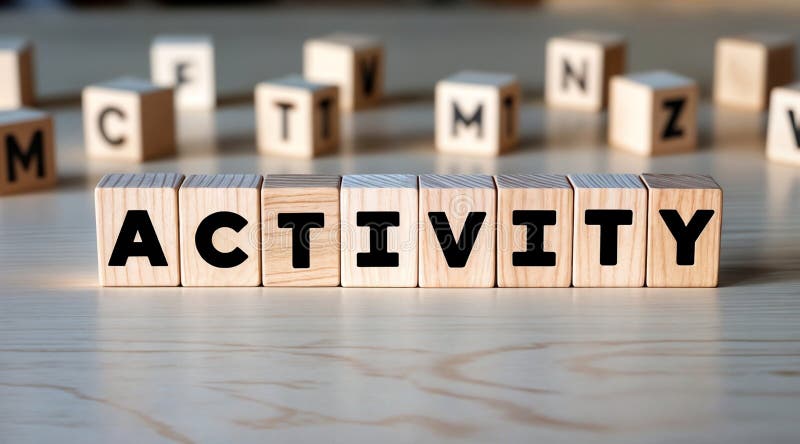 3d Illustration Render of a Set of Wooden Letters Spelling Out the Text ...