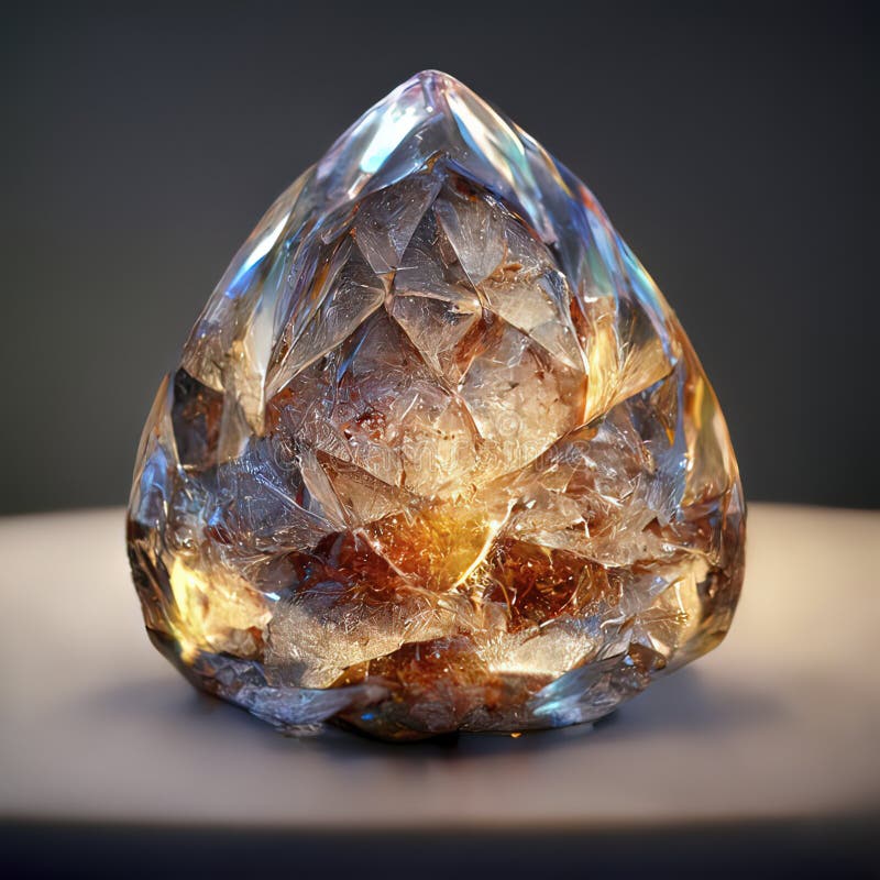 A Illustration of a Glooming Star Glas Crystal Stock Illustration ...