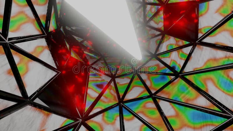 3d Render Illustration Tunnel Pass Video Move Stock Video - Video of ...