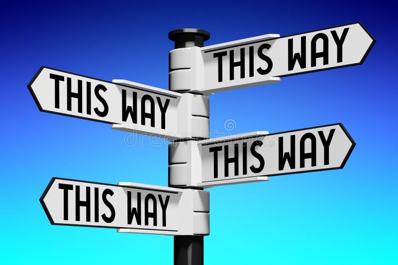 Decision Four Way Stock Illustrations – 318 Decision Four Way Stock ...