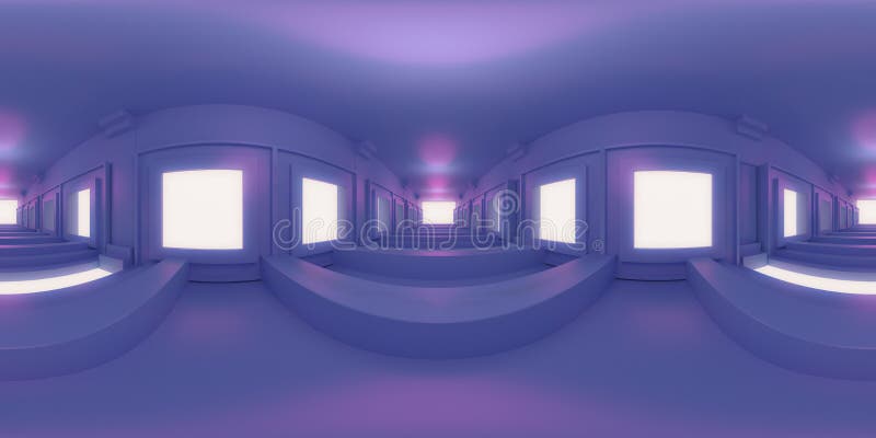 3d Illustration, 3d Rendering, Vr 360 Panorama Abstract Images of the ...