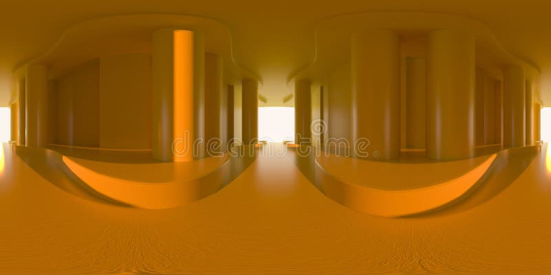 3d Illustration, 3d Rendering, Vr 360 Panorama Abstract Images of the ...