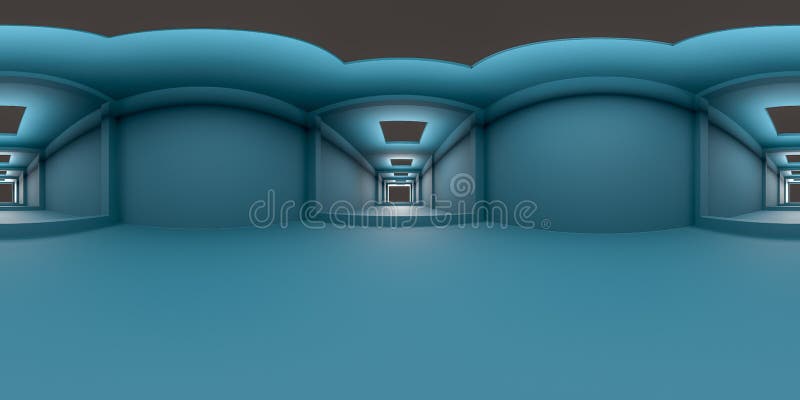 3d Illustration, 3d Rendering, Vr 360 Panorama Abstract Images of the ...