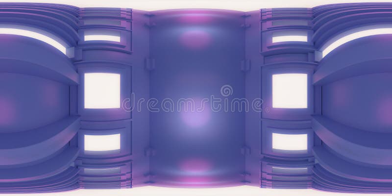 3d Illustration, 3d Rendering, Vr 360 Panorama Abstract Images of the ...