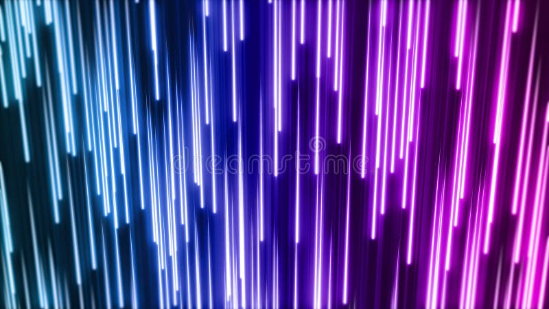 3d Illustration Retro Colorful Background of Neon Rays Stock ...
